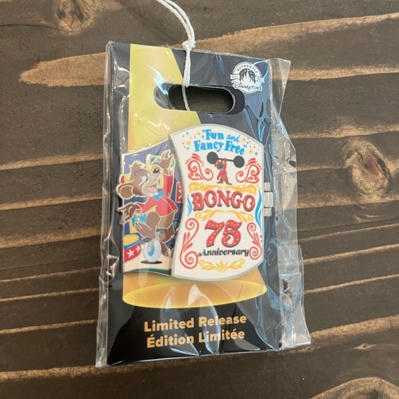 Accessories | Disney 222 75th Anniversary Fun And Fancy Free Bongo Pin ...